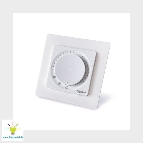 DEVIreg Basic med gulvføler - Termostat og følere - El og Vvs Materialer - Elmaterial A/S