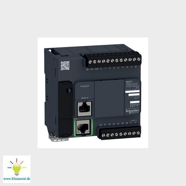 Modicon controller M221 16 IO transistor PNP Ethernet - Varekartotek - El og Vvs Materialer ...