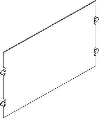 Tabula afskærmningsplade lodret 2X6M - Tabula Tavlesystem og tilbehør ...