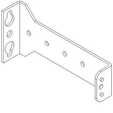 Tabula beslag for din-skinne høj - Tabula Tavlesystem og tilbehør - El ...
