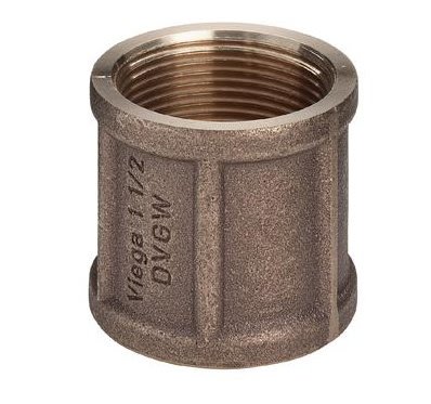 1" Rødgods Muffe - vvs varekartotek - El og Vvs Materialer - Elmaterial A/S